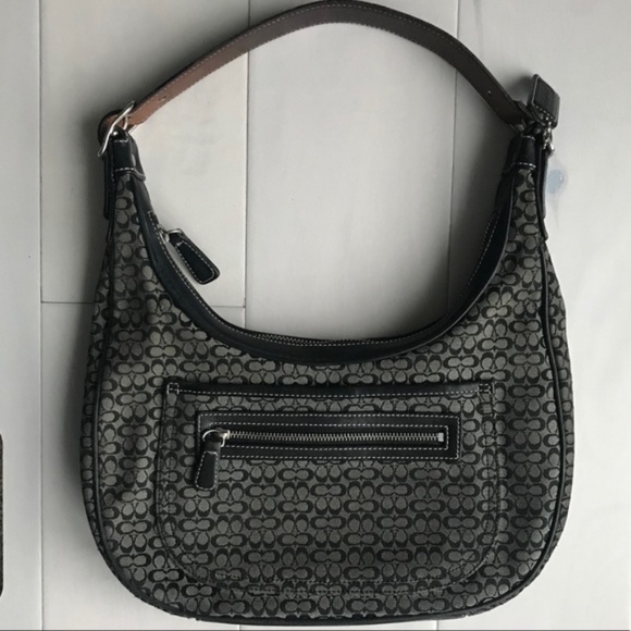 Coach | Bags | Coach Signature Jacquard Shoulder Purse | Poshmark